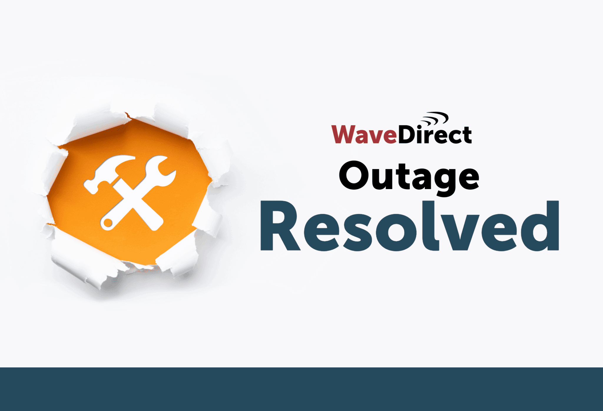 Resolved - Internet Outage - WaveDirect Telecommunications